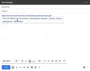 Gmail URL Link Preview | Link Previews | URL previews